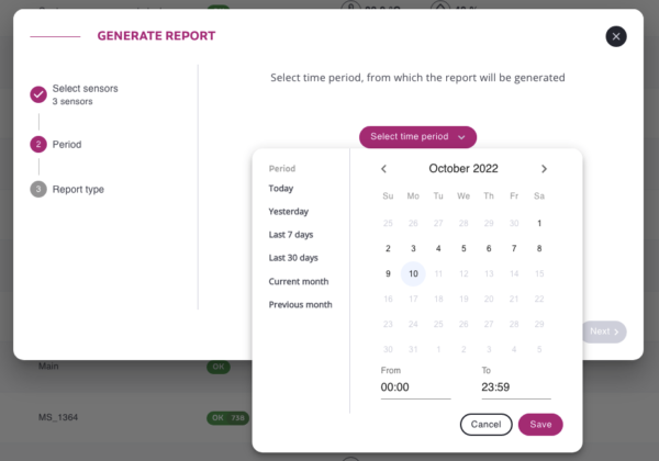 Efento Cloud new features - October 2022 - Efento