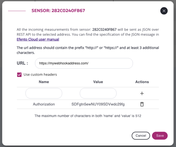 Efento Cloud new features - April 2023 - Efento
